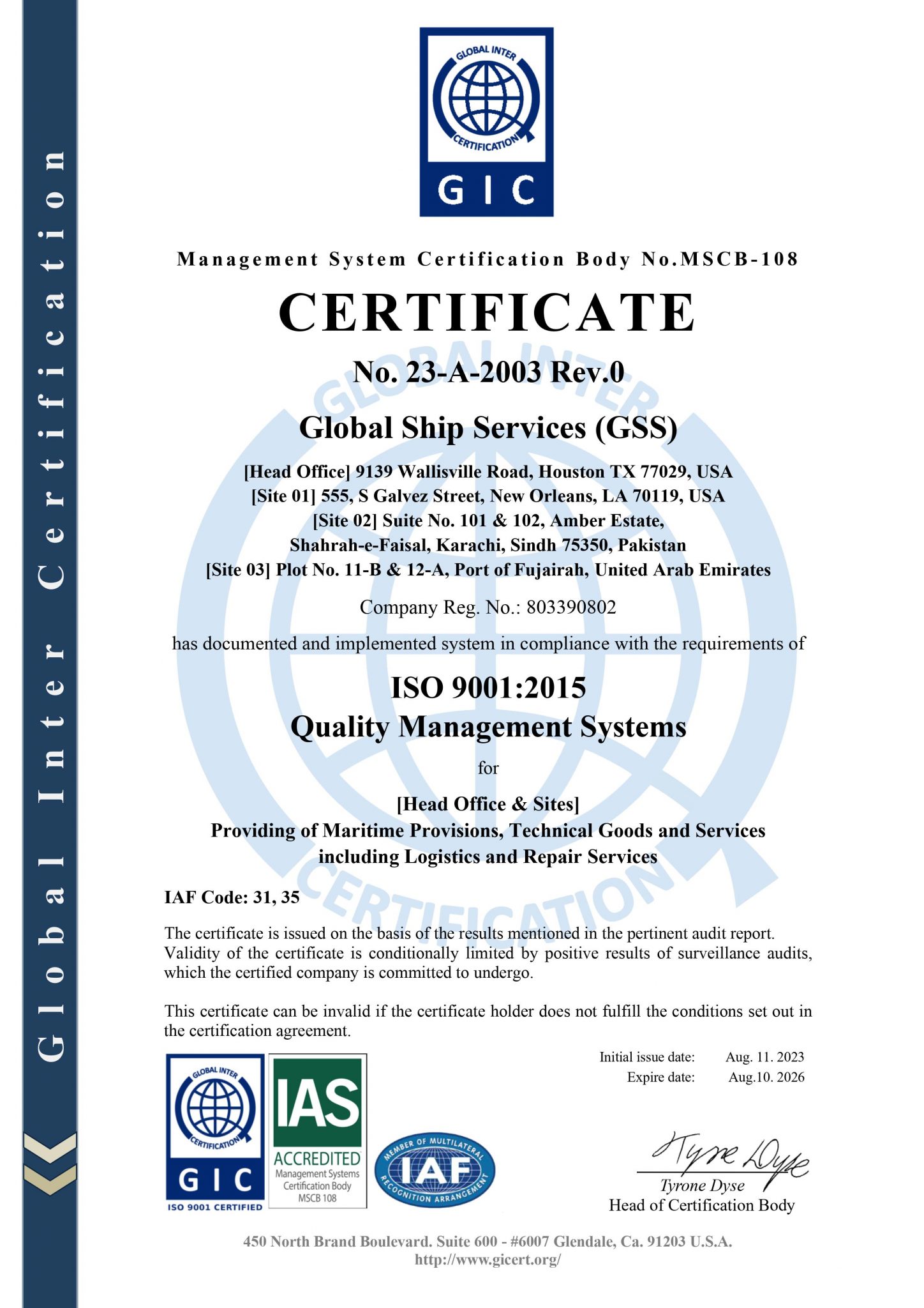 Ship Chandelling Services | Supplier for Provisions and Bonds